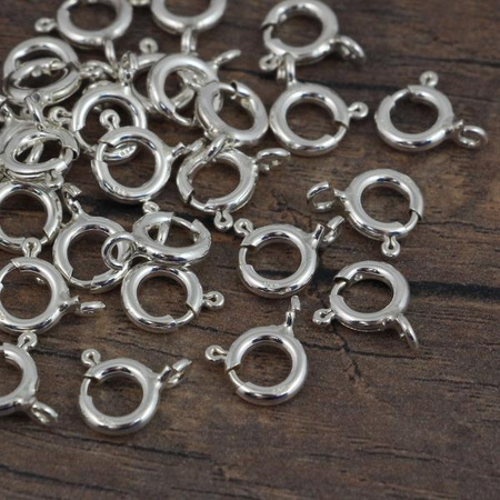 Zapięcie srebrne okrągłe federing 5mm Ag925 [4szt] | SREBRO 925 ...