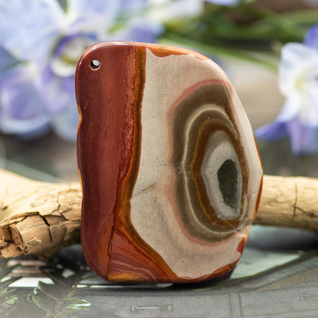 Zawieszka jaspis brekcja 70x51mm | KAMIENIE NATURALNE \ Jaspis | Tytuł ...